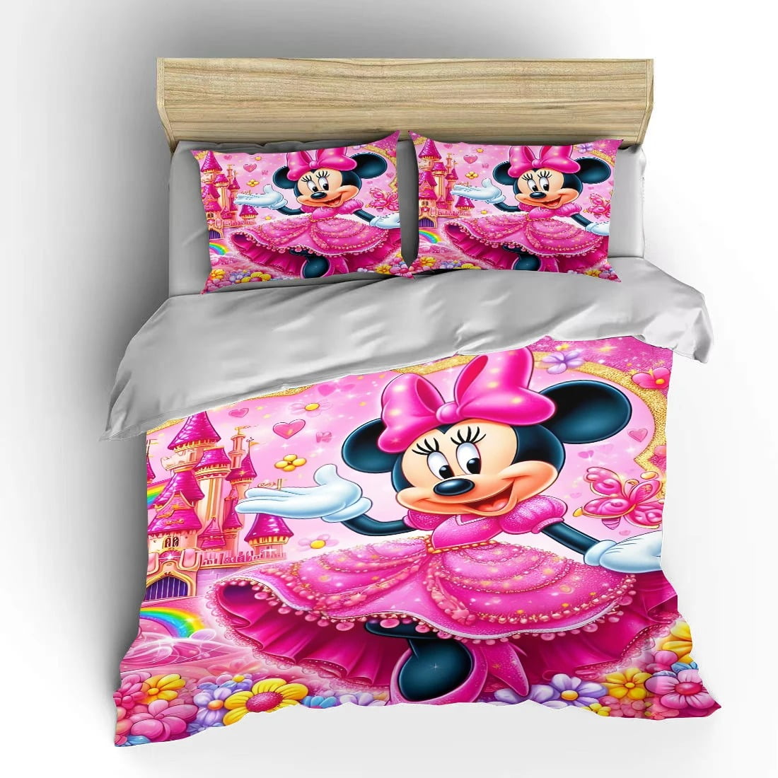 Click here for Yingd Minnie Girl Cartoon Bedding Set Quilt Comfor... prices
