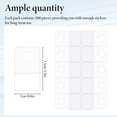 200 Pcs Binder Refill Sheet Converter Stickers, Clear Self-Adhesive ...