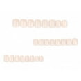24 Pcs Square Press on Nails Short Length, Press on Nude Fake Nails ...