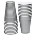 JAM Paper Plastic Cups, 12 oz, Silver, 20/Pack - Walmart.com