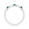 2wist Designs 925 Sterling Silver Half Eternity Band Round Shape ...