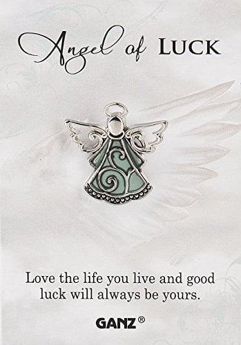 Ganz Good Luck Pin - Lucky Angel "Love The Life You Live And Good Luck ...