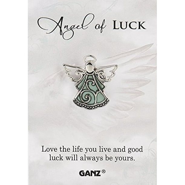 Ganz Good Luck Pin - Lucky Angel "Love The Life You Live And Good Luck ...