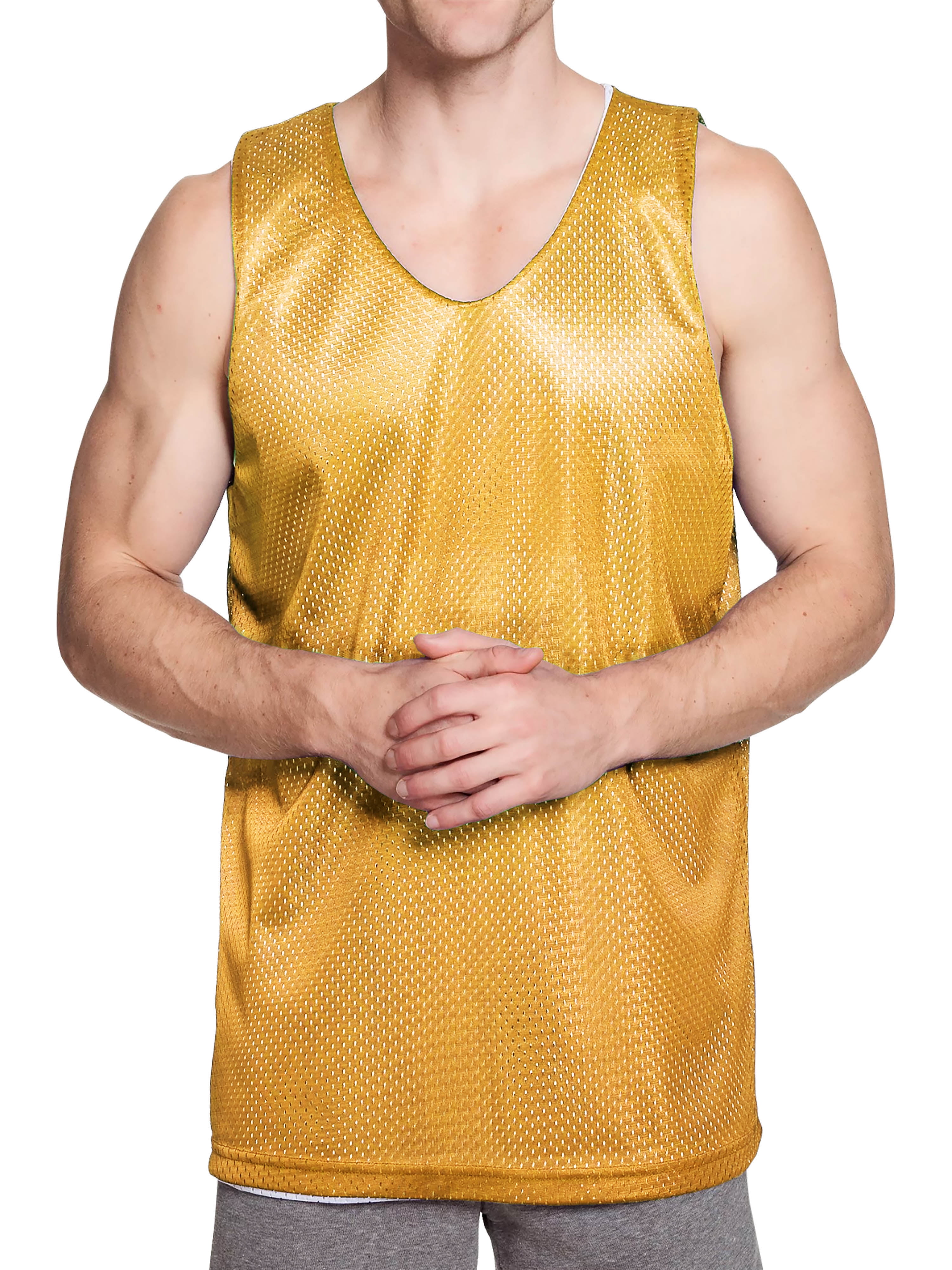 Ma Croix Men's Reversible Basketball Jersey Premium Moisture Wicking ...