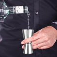 2 Stainless Steel Double Ended Measuring Cups 1 Ounce/2 Ounce Japanese ...