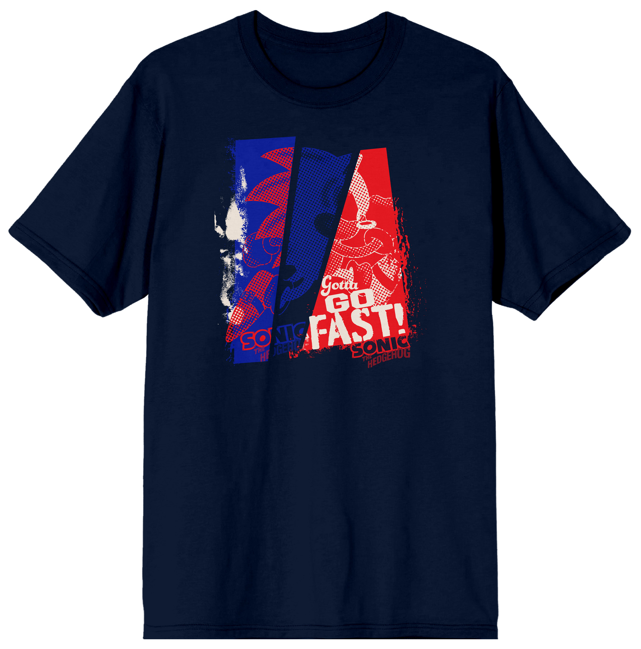 Sonic The Hedgehog Fast Mens Navy Blue Graphic Tee XXL Walmart Sonic The Hedgehog Fast Mens Navy Blue Graphic Tee XXL Walmart