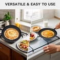 3Pcs Heavy-Duty Cast Iron Skillet Set, 8.5"/9.5"/10.7" Pre-Seasoned Non ...