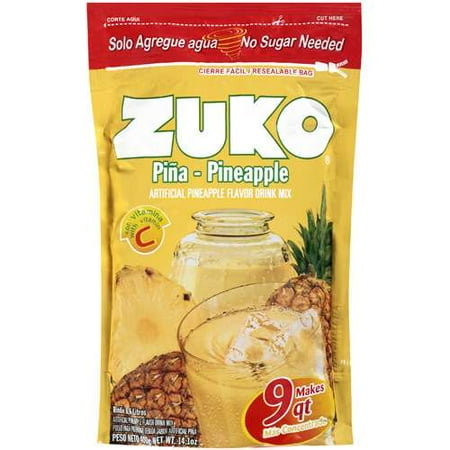Zuko Drink Mix, Pineapple, 14.1 Oz, 1 Count - Walmart.com