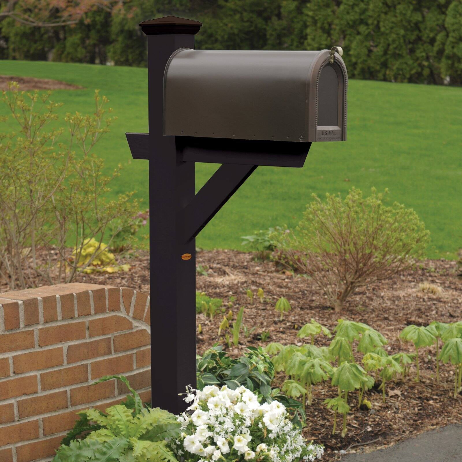 highwood® Hazleton Mailbox Post - Walmart.com