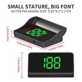 yocbz 1 PC Heads Up Display, Large Font Digital Speedometer Projector ...
