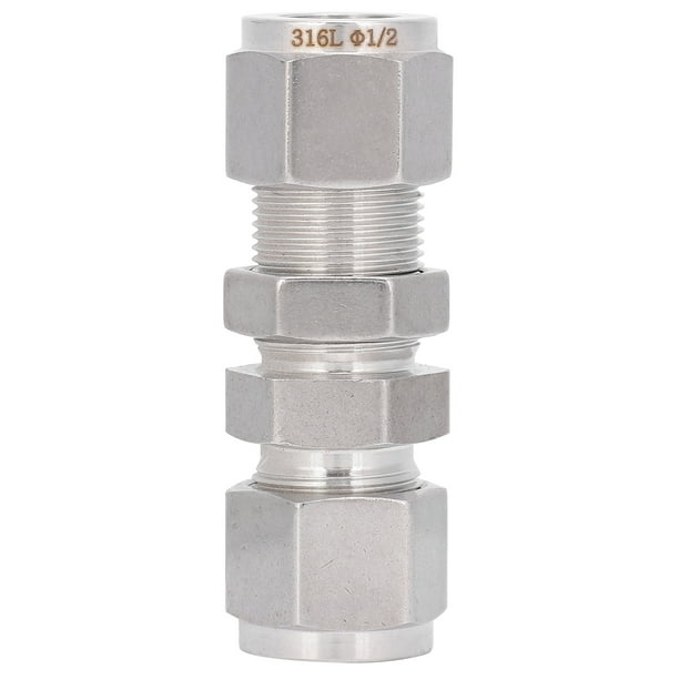 Double Ferrule Bulkhead Union,316 Stainless Steel Double Ferrule ...