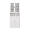 LHYY Metal Kitchen Pantry Cabinet-72"Tall Storage with Adjustable ...