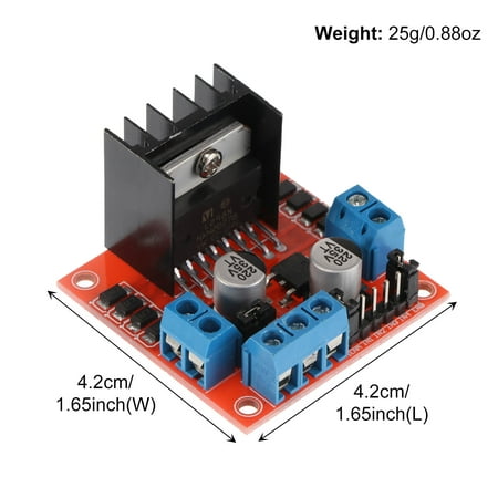 L298N Motor Drive Controller Board Module High Performance Dual H ...