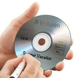Verbatim CD-R 700MB 52X with Branded Surface - 10pk Wrap - Walmart.com