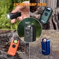 1 Rechargeable Flashlight Clip-On Light, 1300 Lumen Powerful Portable ...