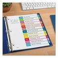 Avery Jan-Dec Customizable Table of Contents Dividers, 12-Tab Set ...
