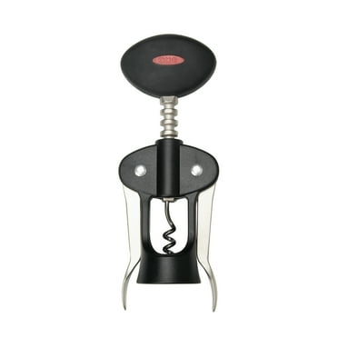OXO Winged Corkscrew Soft Knob Smooth Gliding Steel Wine Bottle Cork ...