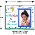 Great Grandma Day Gift - "With Love to Great Grandma" Picture Frame ...