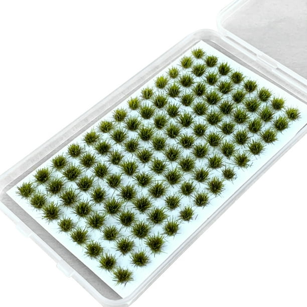 ZheElen Resin Realistic Appearance Mini Grass Tuft Made Artificial ...