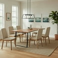 Solid wood live edge dining table - Walmart.com