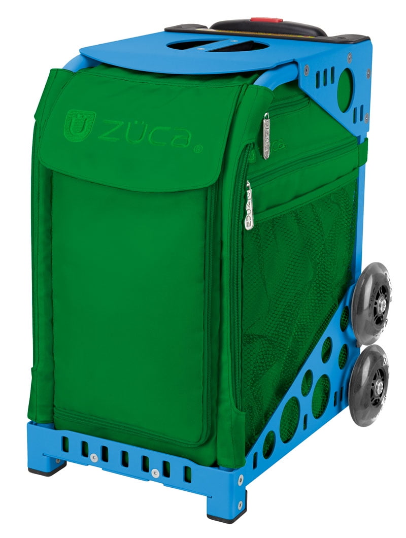 Zuca 18" Sport Bag - Emerald with Flashing Wheels (Blue Frame ...