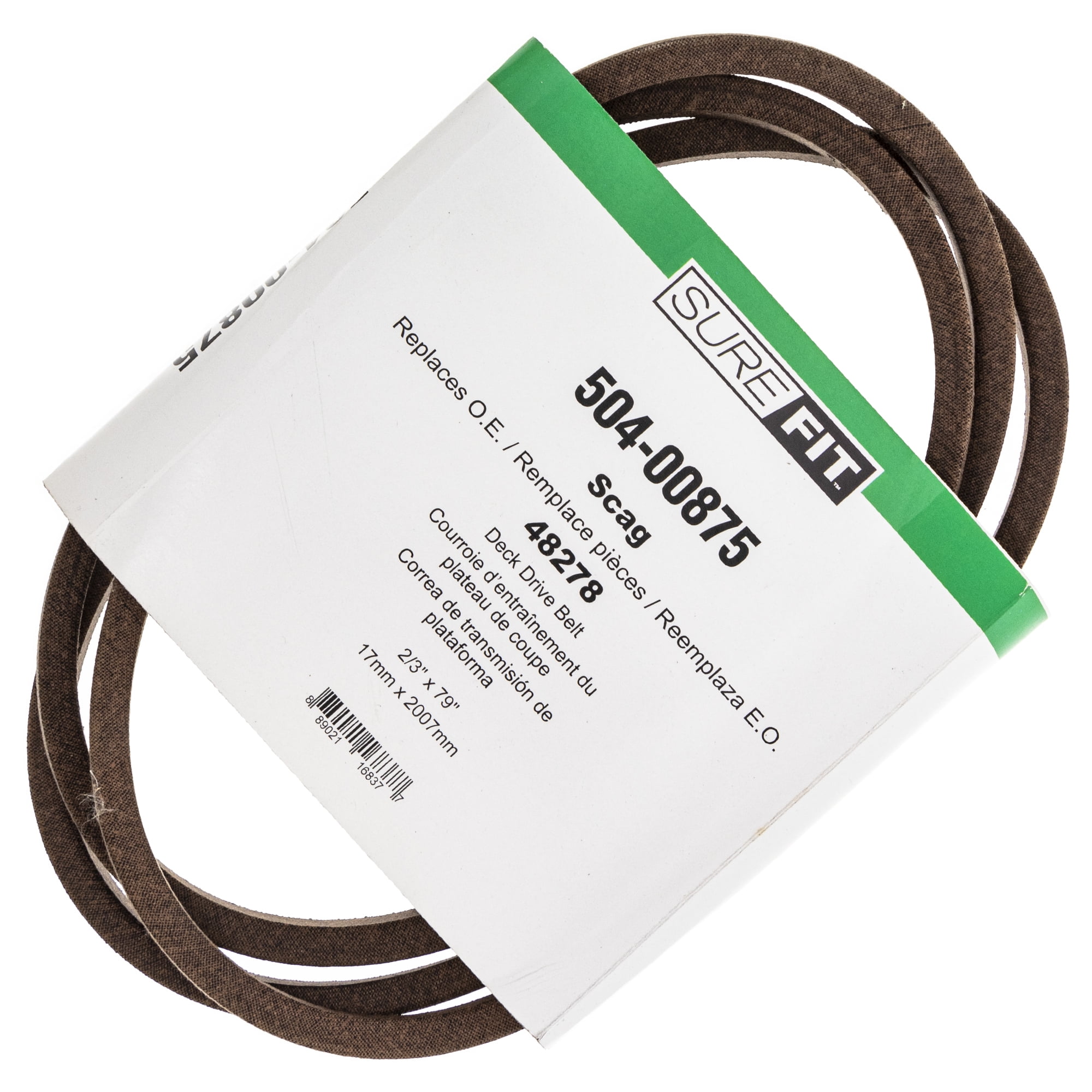 SureFit Cutter Deck Drive Belt Replacement for Scag 48278 32" Cut Walk ...