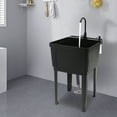 Denest Utility Sink Laundry Tub Free Standing Extra-Deep Laundry Tub ...