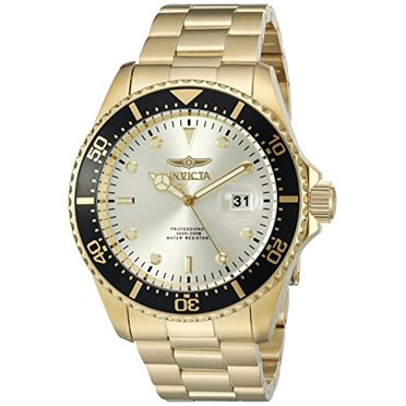 Invicta Men's 48mm Pro Diver Quartz Gold Stainless Steel Watch-15350 ...
