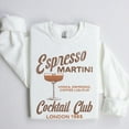 Espresso Martini Cocktail Club Crewneck T-Shirt Retro Faded, Trendy ...