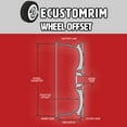 eCustomhitch Silver Modular Steel Trailer Rim Wheel, 14x5.5, 5 Lug Bolt ...