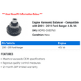 Engine Harmonic Balancer - Compatible with 2001 - 2011 Ford Ranger 4.0L V6 2002 2003 2004 2005 ...