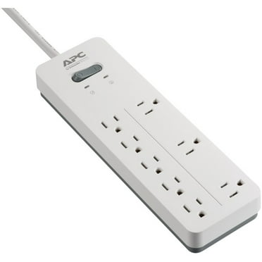 APC 12-Outlet Surge Protector Power Strip with USB Charging Ports, 2160 ...