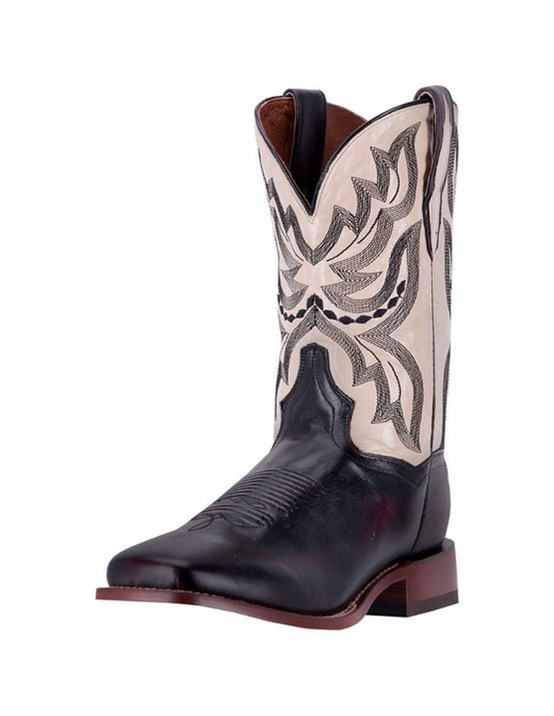 Dan Post Western Boots Mens Ezra Stockman Square Toe Black DP4502 ...