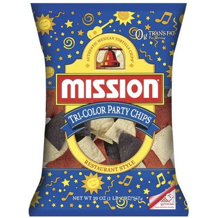 Mission Restaurant Style Tri-Color Tortilla Chips, 20 oz - Walmart.com