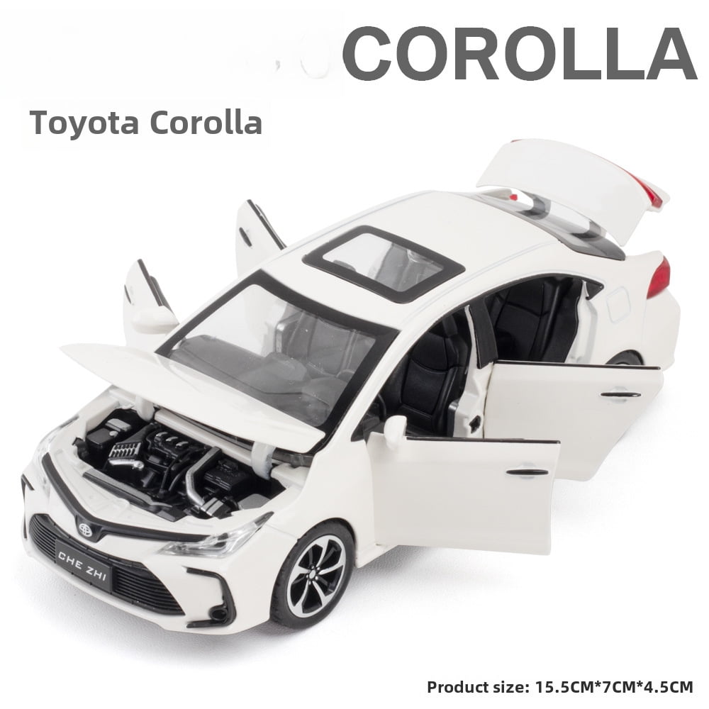Click here for Unbranded White 1:32 Scale Alloy Corolla Toy Car M... prices