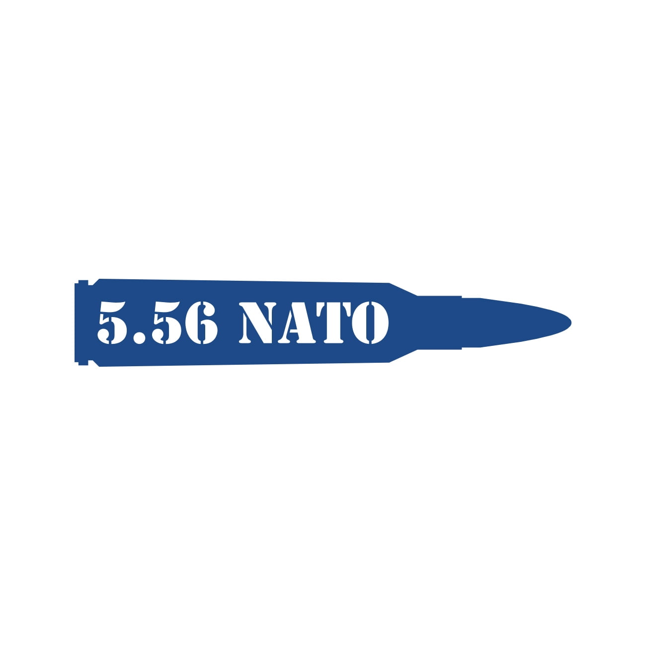 5.56 NATO Bullet Sticker Decal Die Cut - Self Adhesive Vinyl ...