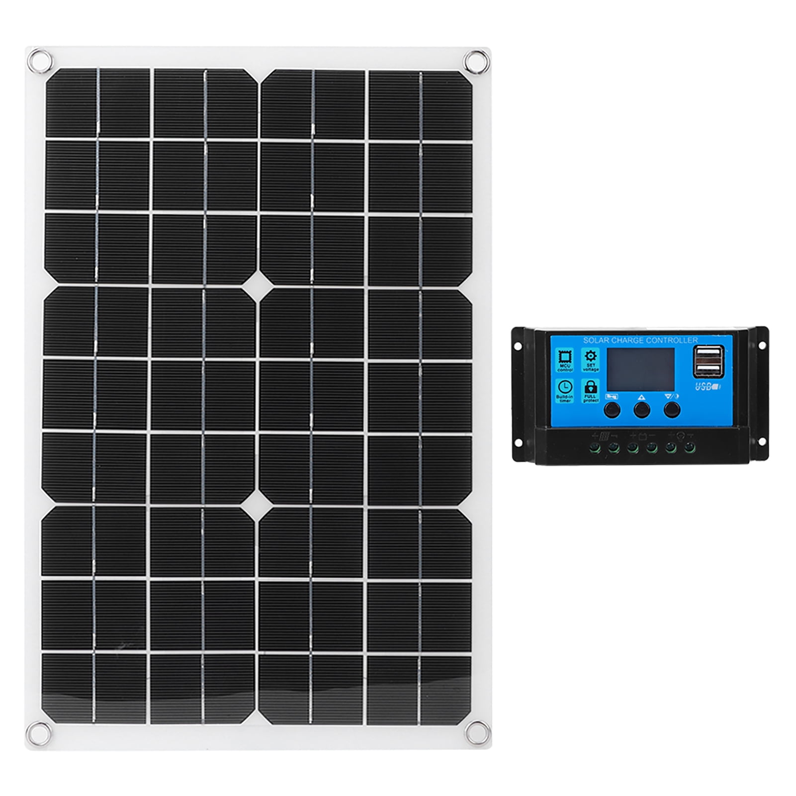 Panel de carga al aire libre para barco R,20W 18V monocristalino solar ...