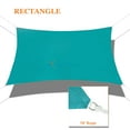 Sunshades Depot 20' x 22' Sun Shade Sail Rectangle Permeable Canopy ...