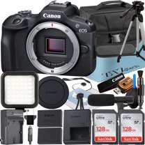 Canon EOS R100 Mirrorless Camera (Body Only) with 2 Pack SanDisk 64GB ...
