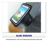 RND Slim-Fit Active Sports Armband Case for iPhone (SE, 5, 5C, 5S, 6 ...