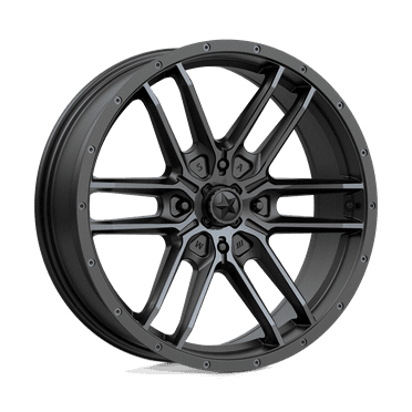 MSA Offroad Wheels Aluminum Rim M36 SWITCH 18X7in Brushed Titanium ...
