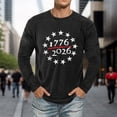 4th of July Polo Shirts for Men Casual Sporty Color Long Sleeve T Shirt ...