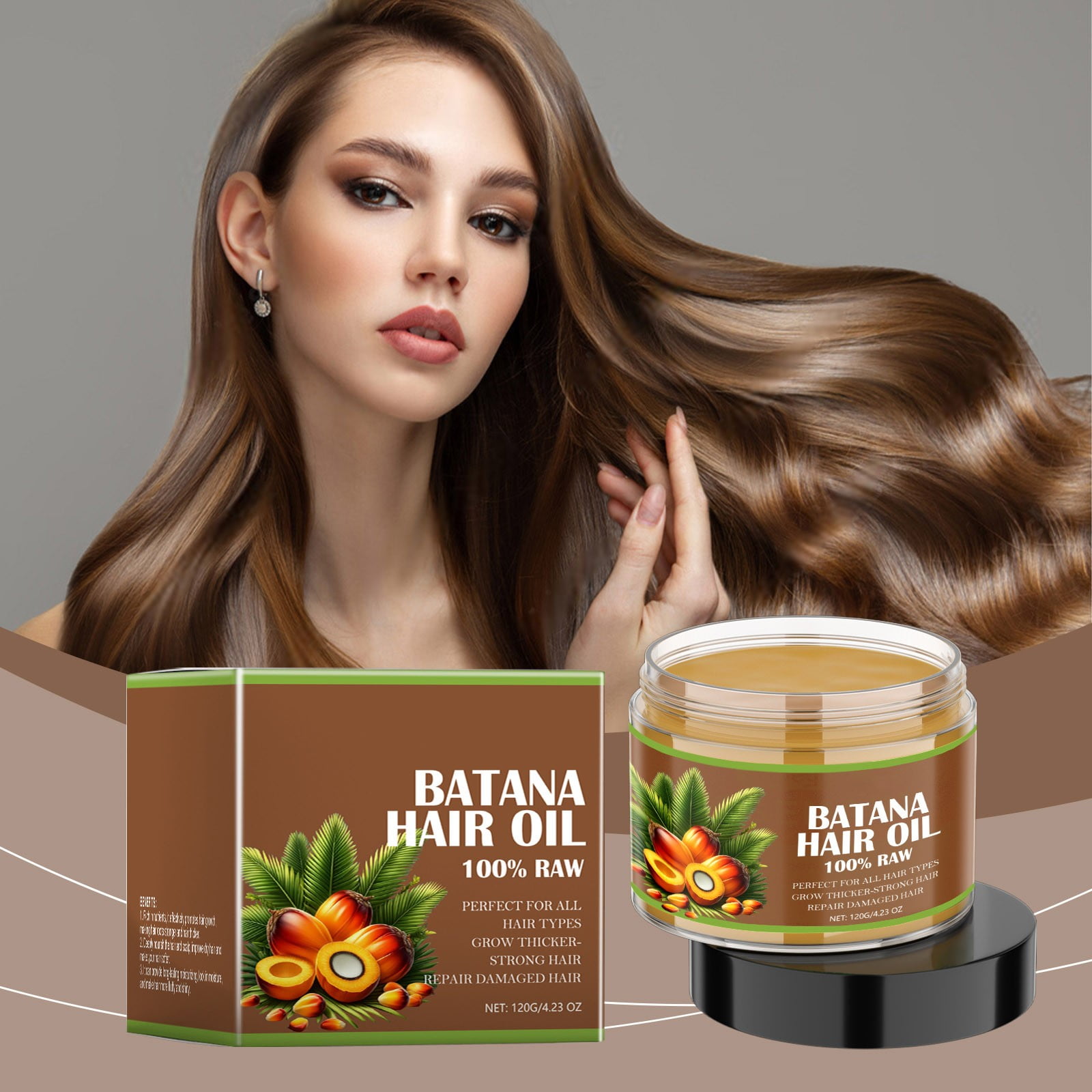 Batana Oil : Natural Batana Oil Hair Loss Moisturizes Scalp Dry Damaged ...