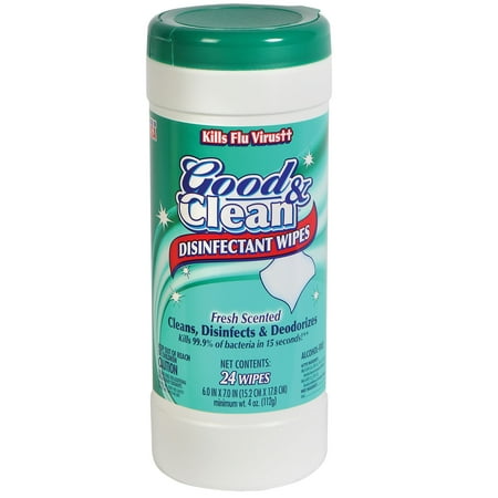 Good & Clean Fresh-Scented Disinfectant Wipes, You Will Receive 1 Ea ...