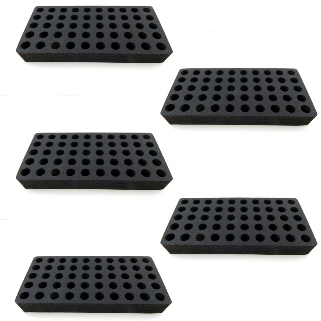 Polar Whale 5 HPLC 4ml Vial Racks Black Foam Storage Rack Organizer ...