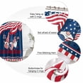 66x72 Inch Shower Curtains for Bathroom, American Flag 250 Year ...