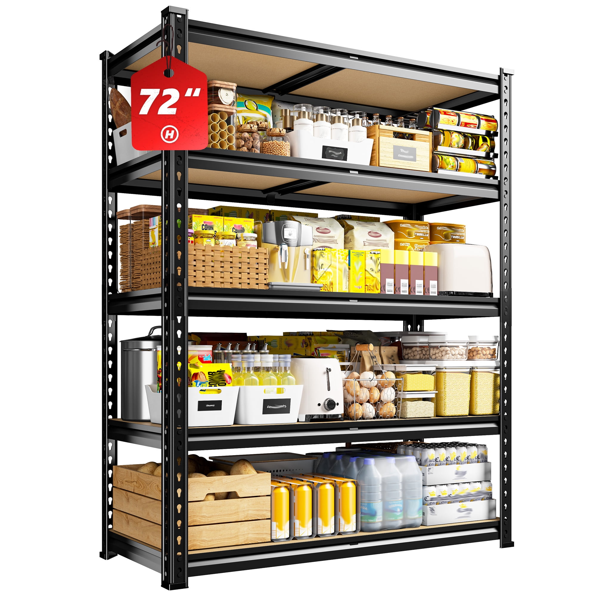 Click here for Exenoray 5-Tier Storage Shelving Unit  Adjustable... prices