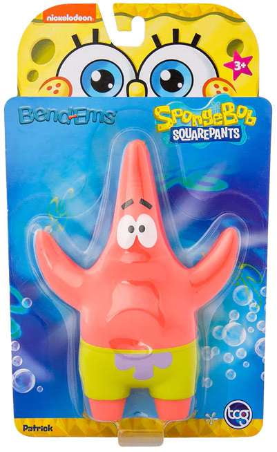 Spongebob Squarepants Bend-Ems Patrick Bendable Figure - Walmart.com
