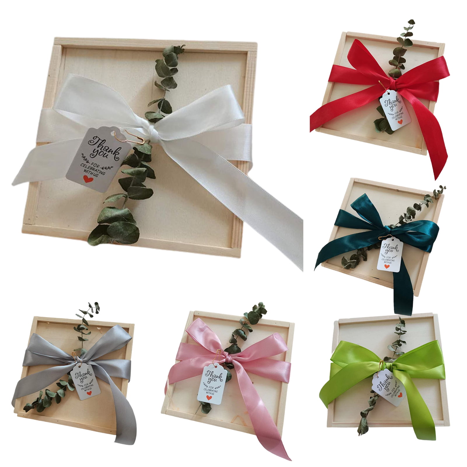 Dream Lifestyle Gifts Package Box,Wood Color Wedding Candy Box with ...