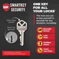 EISRUNGF Downtown Deadbolt Lock, Matte Black Square Exterior Keyed ...